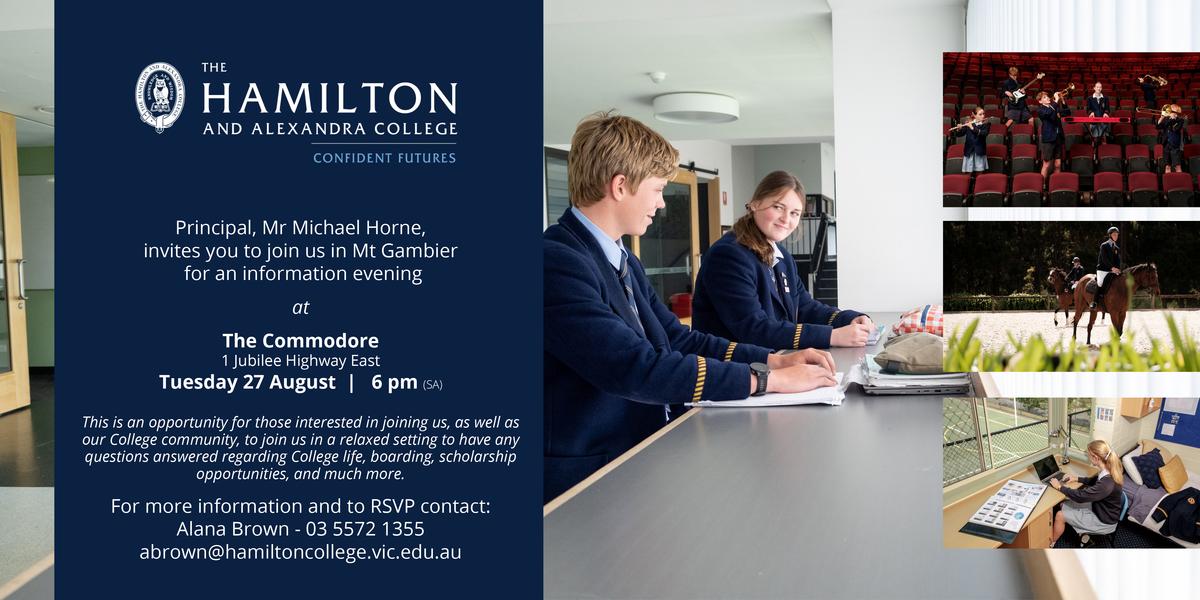 The Hamilton and Alexandra College Newsletter - Issue 23